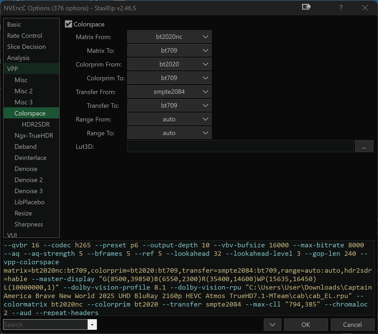 StaxRip教學 | MTeam Wiki/問答